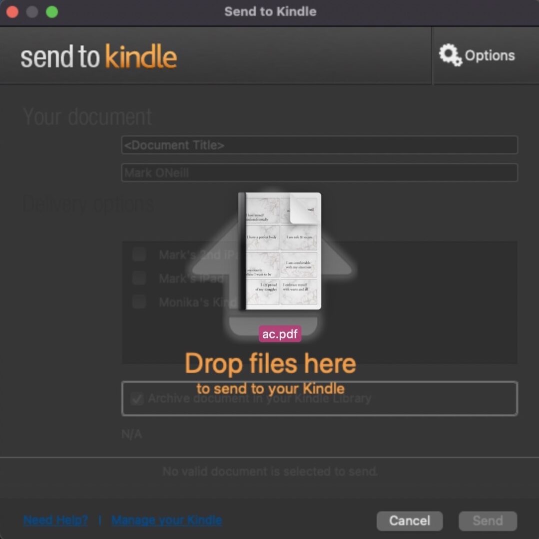 How to send a PDF file to your Kindle device - Android Authority