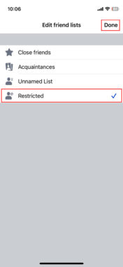 What is a Facebook Restricted list and how to use it - Android Authority