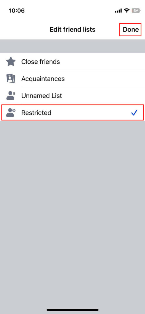 What is a Facebook Restricted list and how to use it - Android Authority