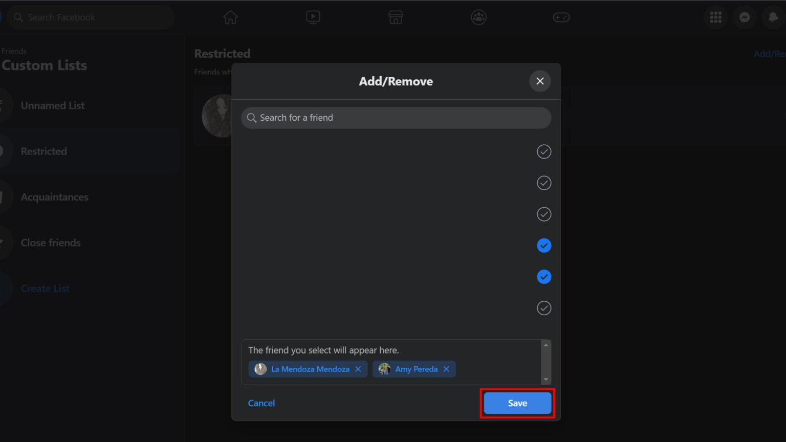 What is a Facebook Restricted list and how to use it - Android Authority