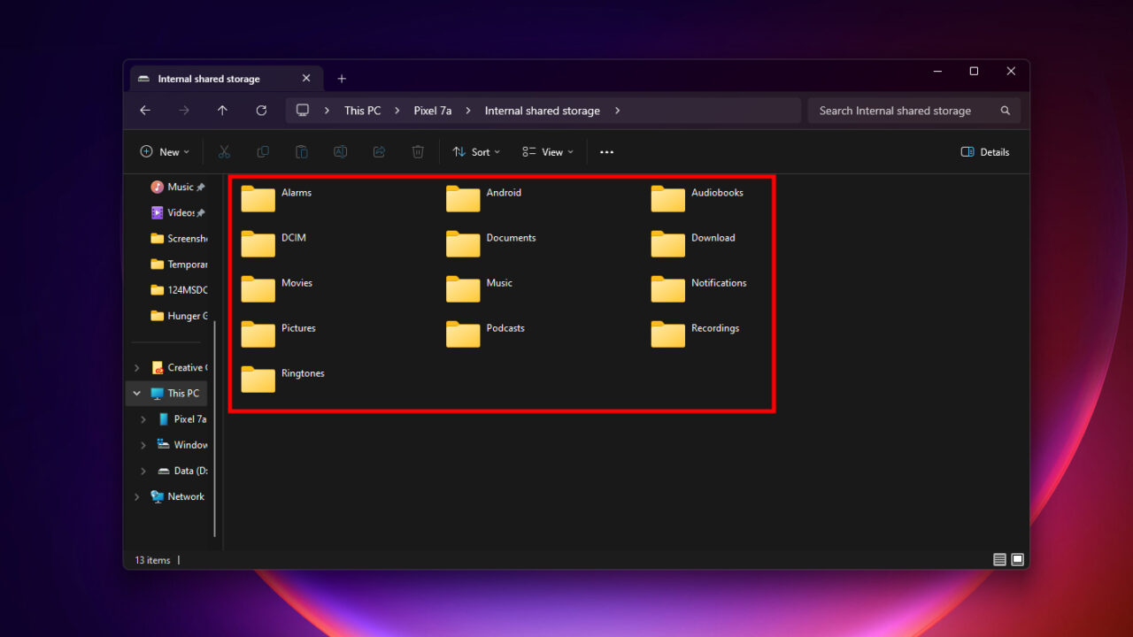 Here's how to find phone files on a PC with an Android smartphone