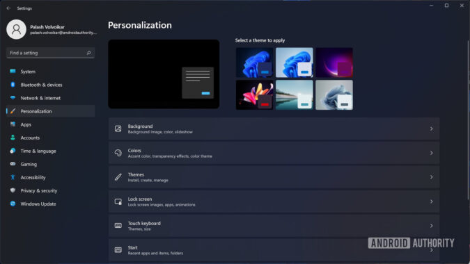 How to use themes in Windows 11 for a more personal desktop experience