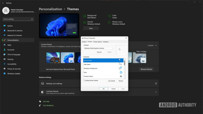 How to use themes in Windows 11 for a more personal desktop experience