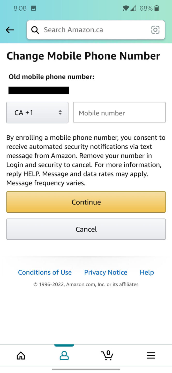 How to change your phone number on Amazon - Android Authority