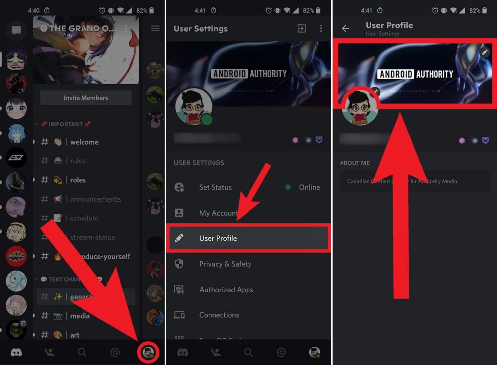 How to change your profile banner on Discord - Android Authority