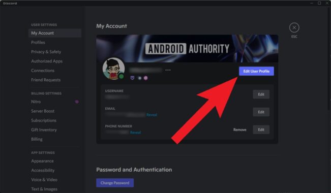 How to change your profile banner on Discord - Android Authority