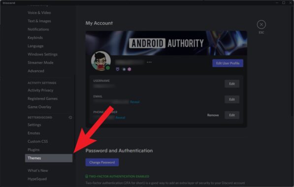 How to change your Discord background theme - Android Authority