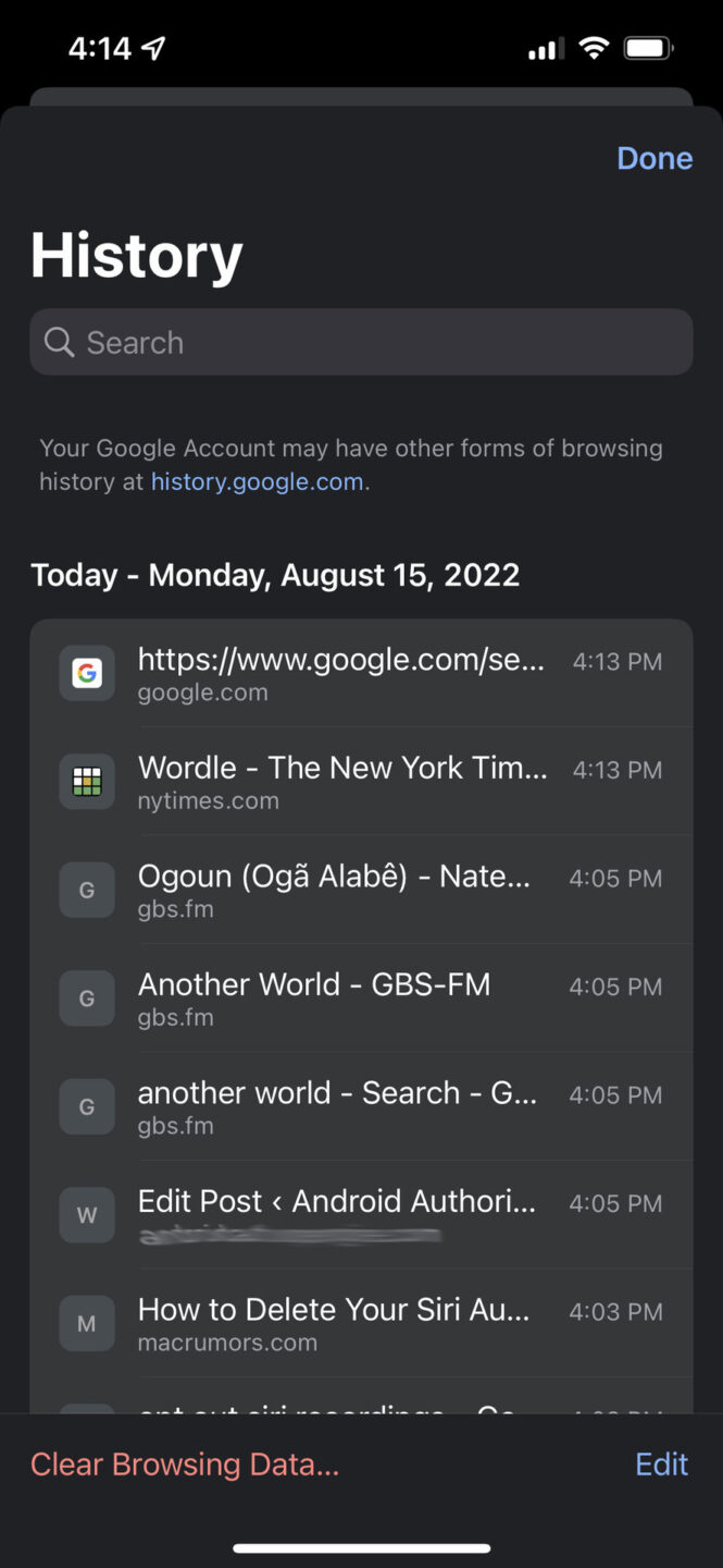 How to delete iPhone search and browsing history - Android Authority