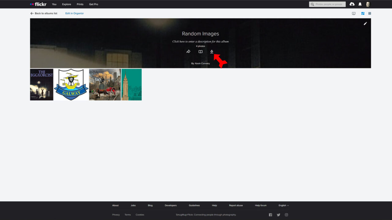 How to download photos from Flickr - Android Authority