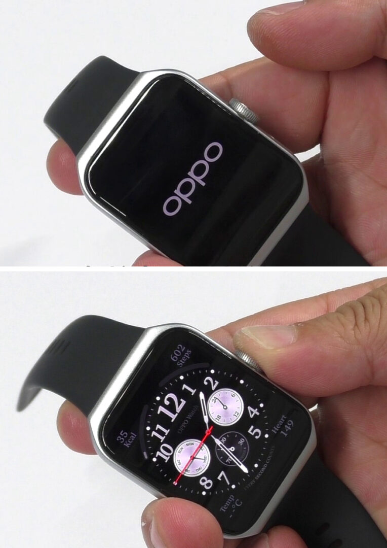 OPPO Watch 3 series images leak online: A curved Apple Watch?