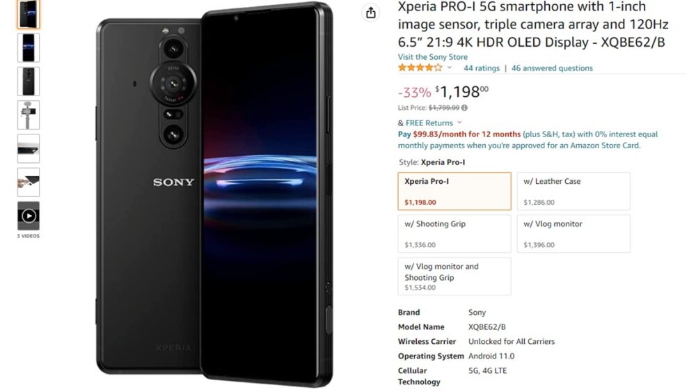 Deal: First $600 price drop on the Sony Xperia Pro-I - Android Authority