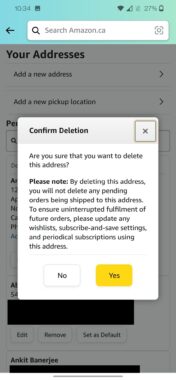 How to delete addresses on Amazon - Android Authority