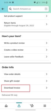 How to find and print receipts on Amazon - Android Authority