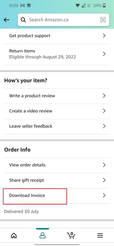 How to find and print receipts on Amazon - Android Authority