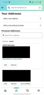 How to delete addresses on Amazon - Android Authority