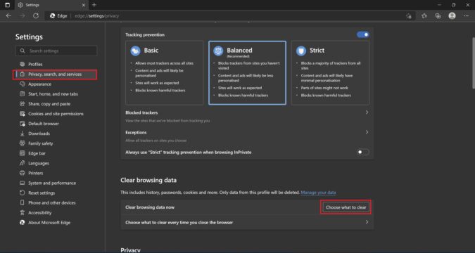 How to clear the cache in Microsoft Edge - Android Authority