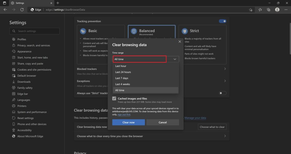 How to clear the cache in Microsoft Edge - Android Authority