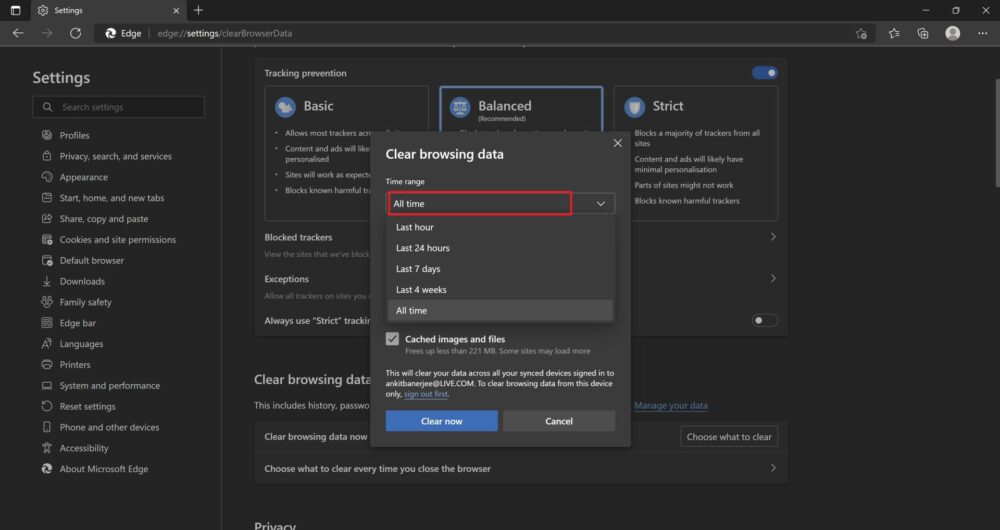 How to clear the cache in Microsoft Edge - Android Authority