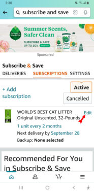 How to cancel or change your Amazon Subscribe & Save orders