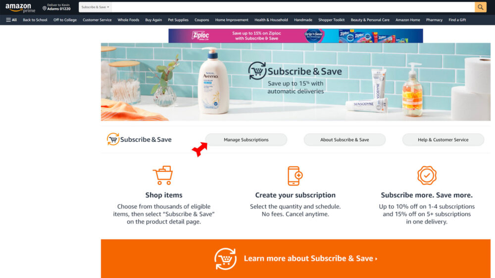 How to cancel or change your Amazon Subscribe & Save orders