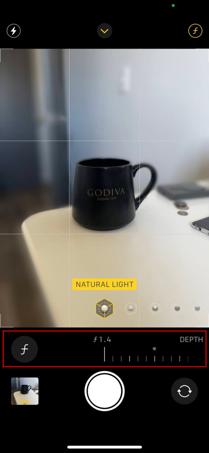 How to control the F Stop on your iPhone