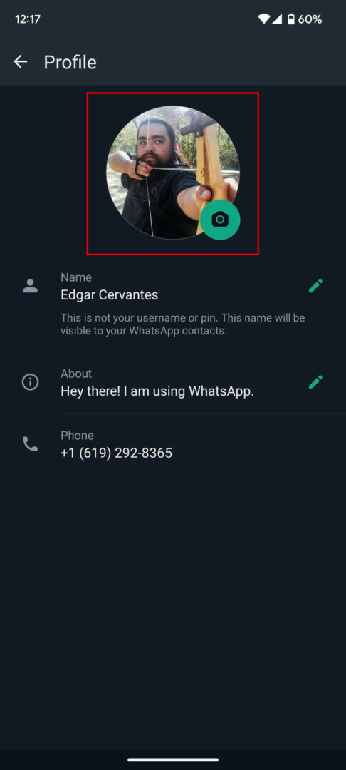 How to add a profile picture in WhatsApp - Android Authority
