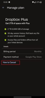 How to cancel your Dropbox subscription - Android Authority