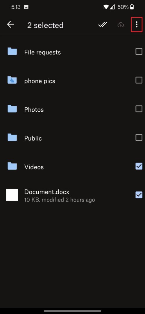 How to delete files and folders from Dropbox - Android Authority