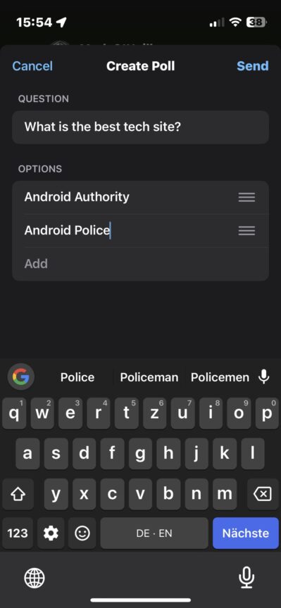 How to create a poll and share it on WhatsApp - Android Authority