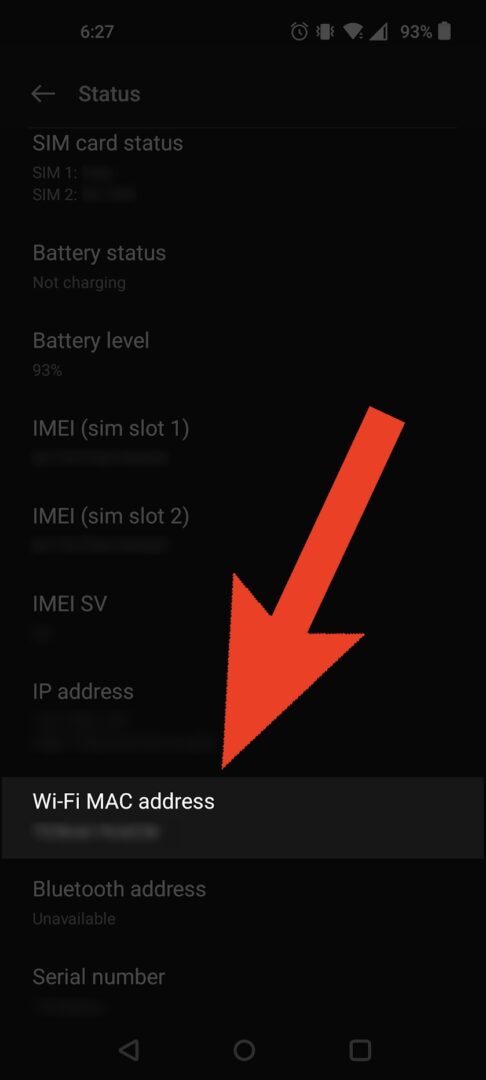 How to find the MAC address of your Android phone - Android Authority