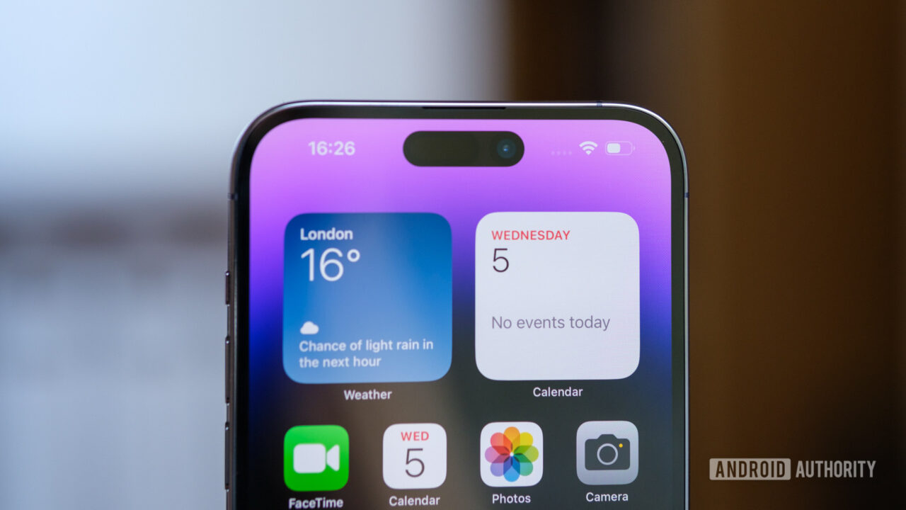 The iPhone 16 series could offer under-display Face ID next year