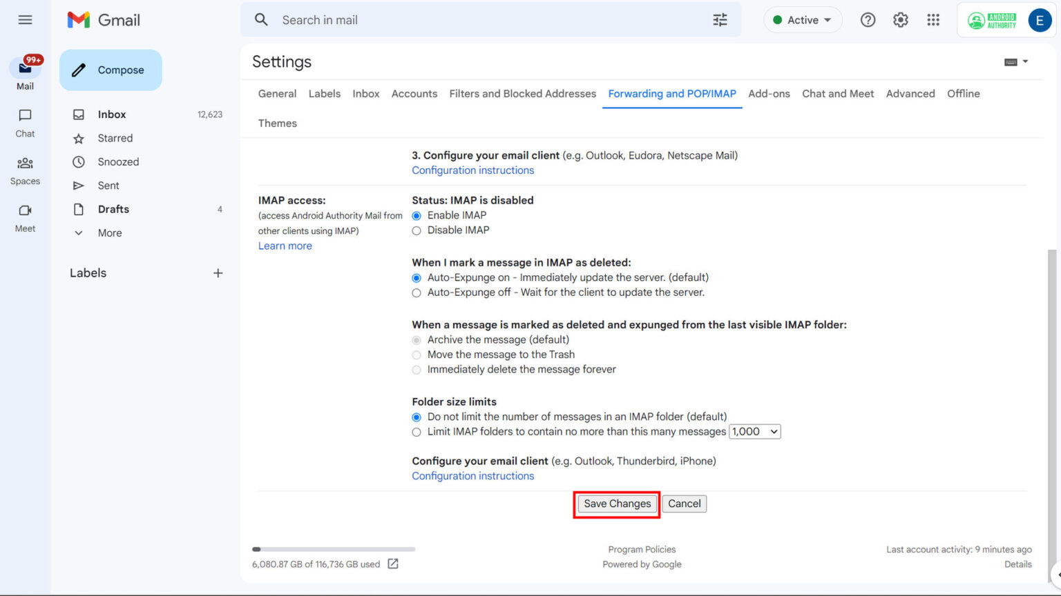 Gmail IMAP settings - everything you need to know - Android Authority