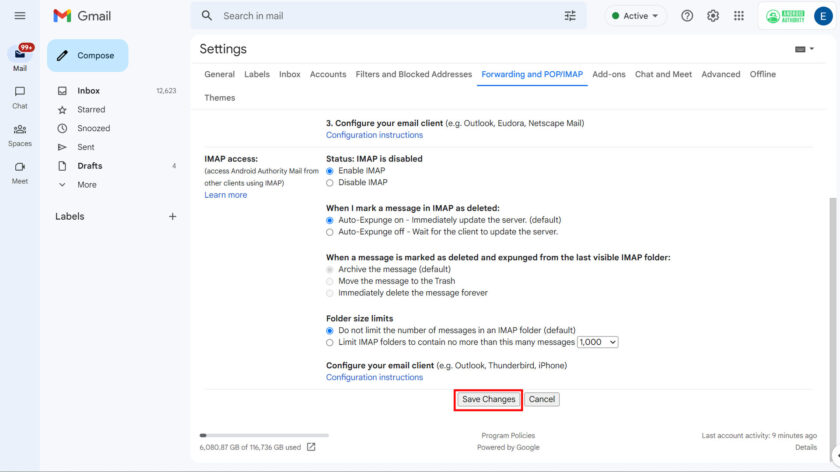 Gmail IMAP settings - everything you need to know - Android Authority