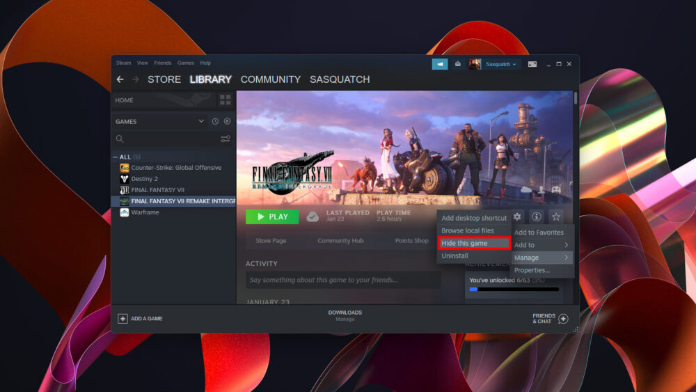 How to hide Steam games and profile activity - Android Authority