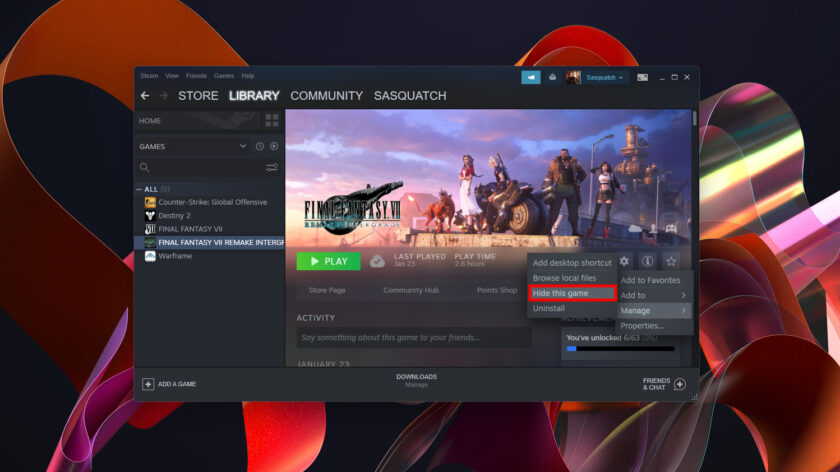 How to hide Steam games and profile activity - Android Authority
