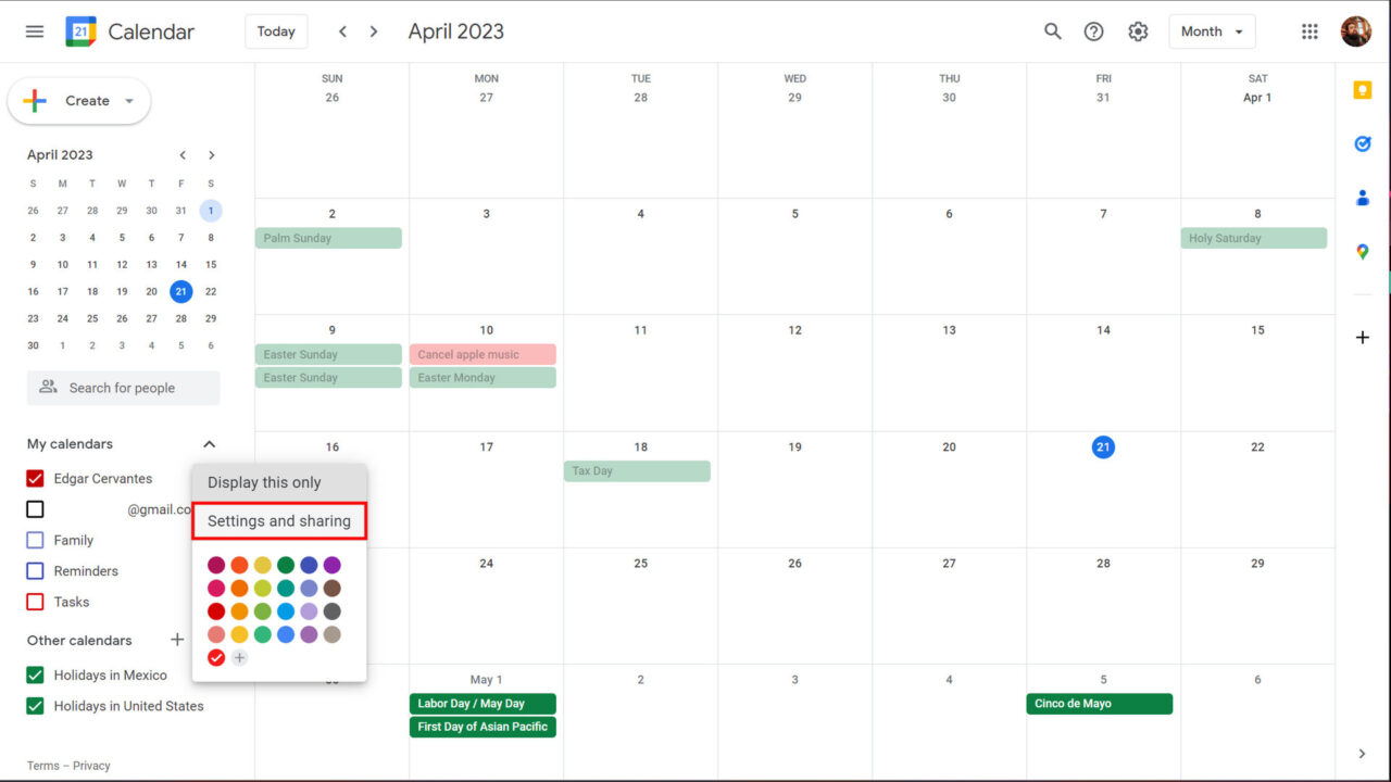 How to share a Google calendar: An easy guide - Android Authority