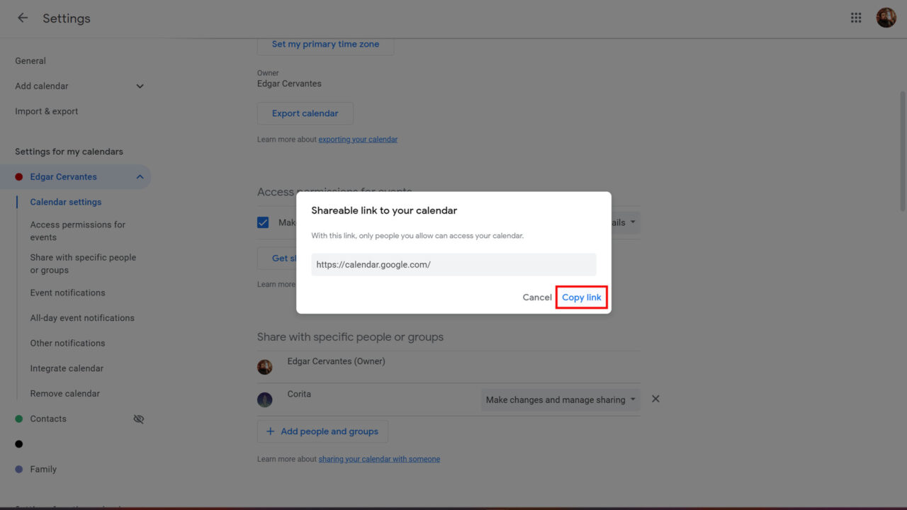 How to share a Google calendar: An easy guide - Android Authority