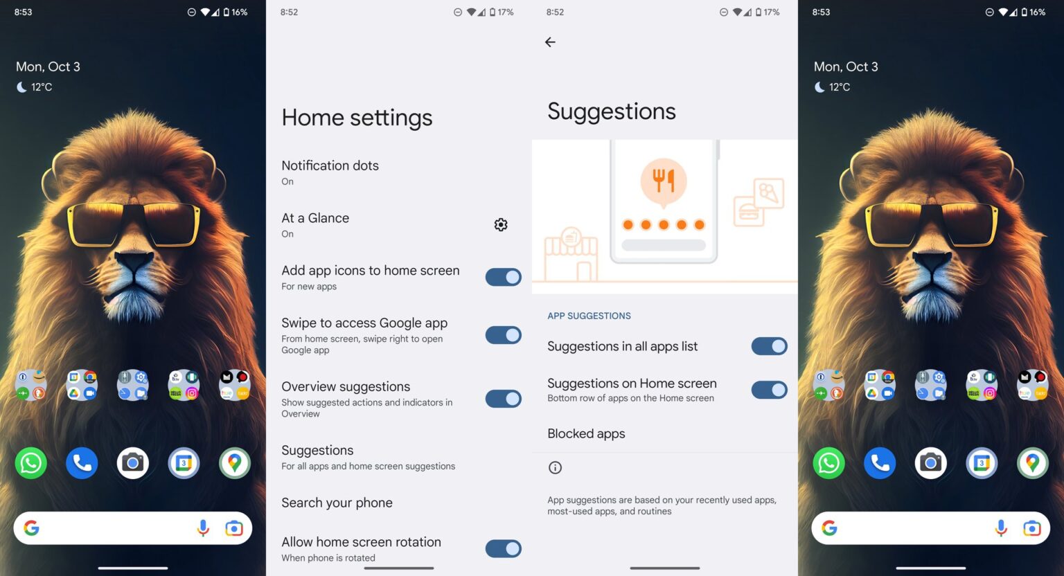 How to enable or disable app suggestions on Google Pixel phones ...