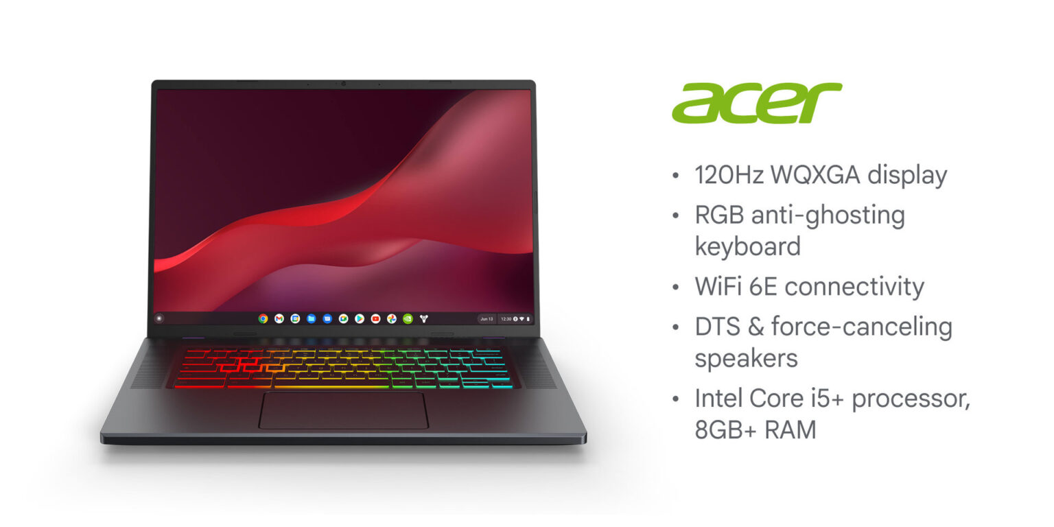 World's first Chromebooks built specifically for cloud gaming announced ...