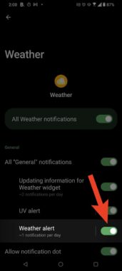 How to enable weather alerts on Android 12 - Android Authority