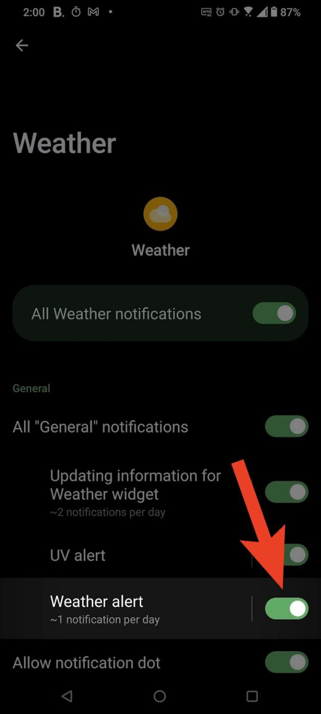 How to enable weather alerts on Android 12 - Android Authority