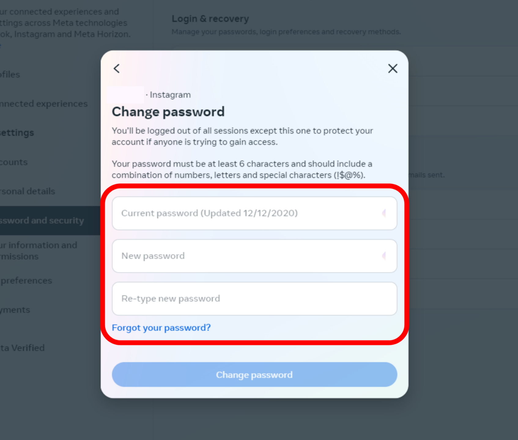 How to change or reset your Instagram password - Android Authority