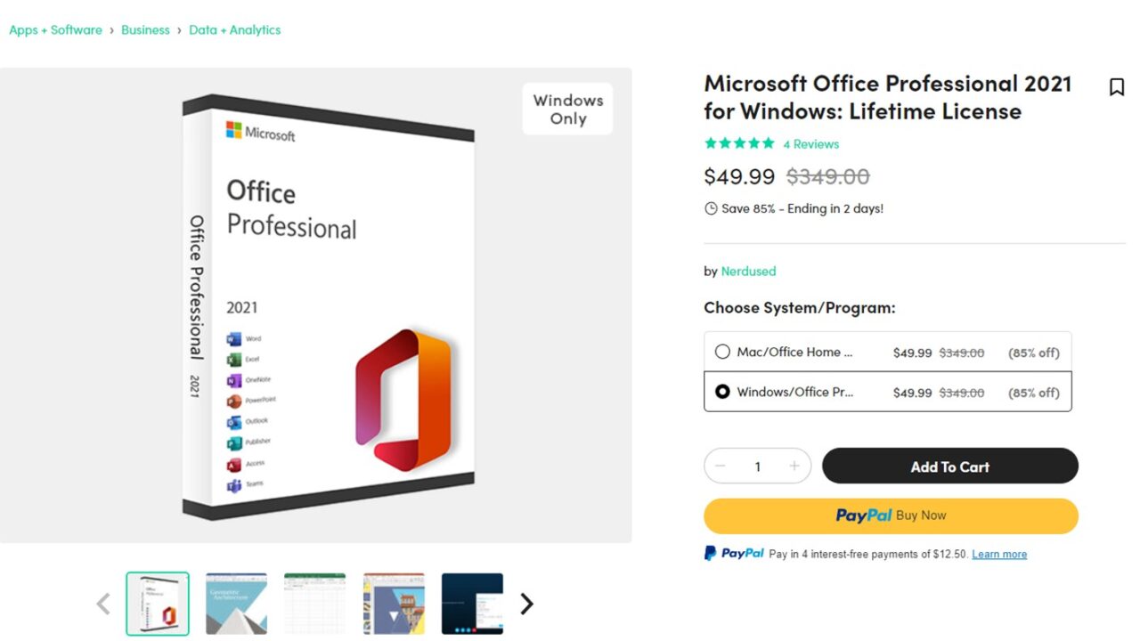 Deal: Just $49.99 for Microsoft Office Professional 2021