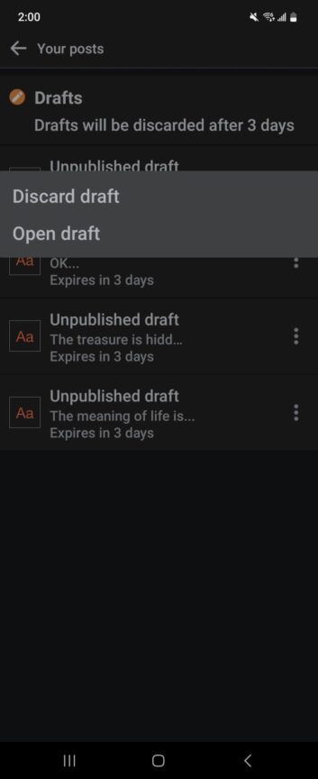 How to find your saved drafts on Facebook - Android Authority