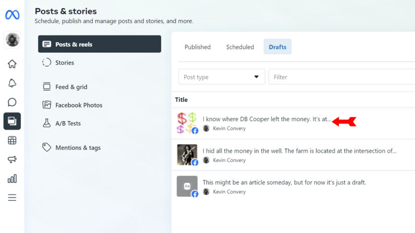 How to find your saved drafts on Facebook - Android Authority