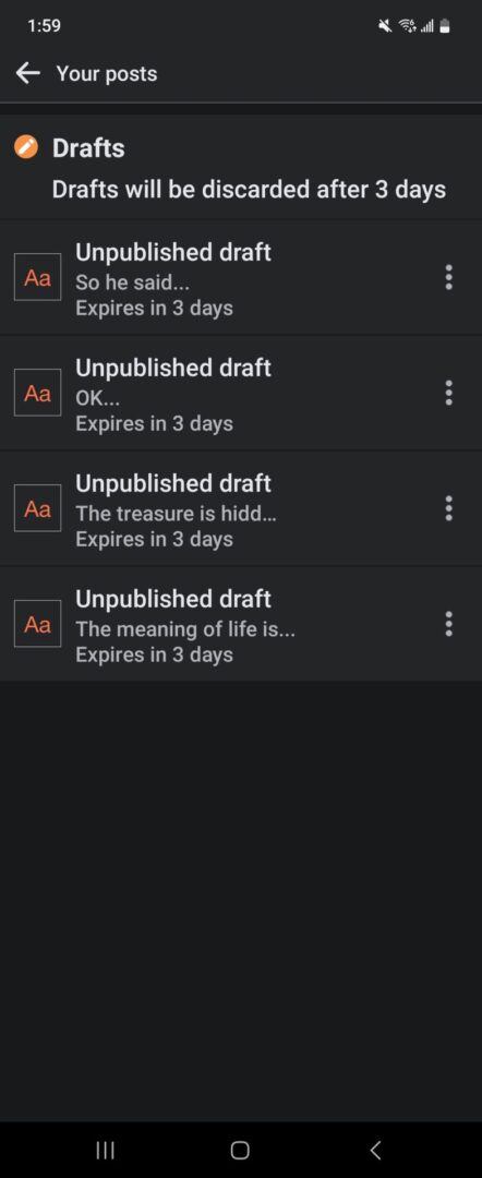 How to find your saved drafts on Facebook - Android Authority