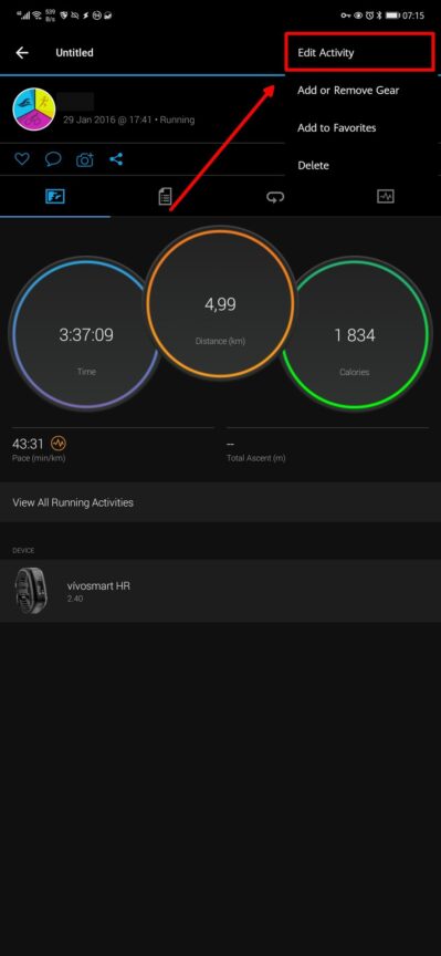 How to edit activities and workouts in Garmin Connect - Android Authority