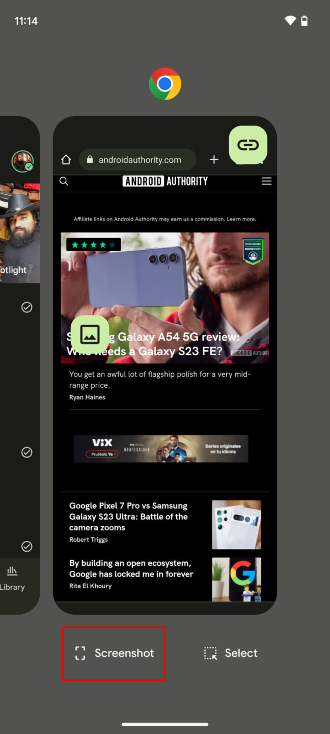 How to take a screenshot on a Google Pixel 8 - Android Authority
