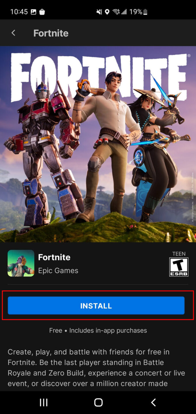 Here's how to install Fortnite for Android and iOS right now