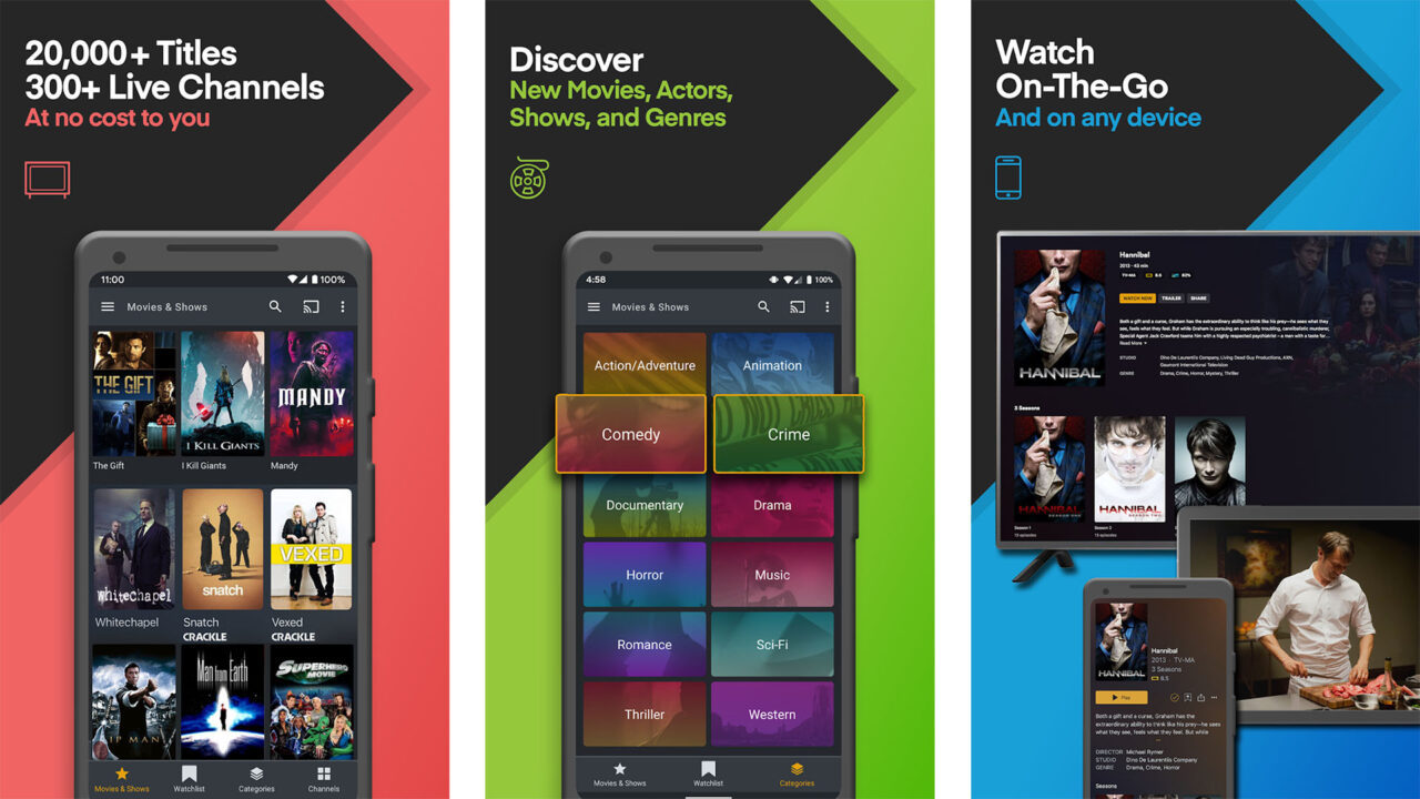 10 best legal free movie apps and free TV show apps